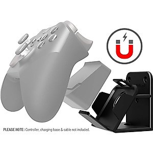 Floating Controller Wall Mount Stand Holder for Xbox Elite Series 2 Magnetic Charging Base - Foamy Lizard (Charging Dock, Controller & Cable are NOT Included) NOT Designed for Elite v1 or Series X/S