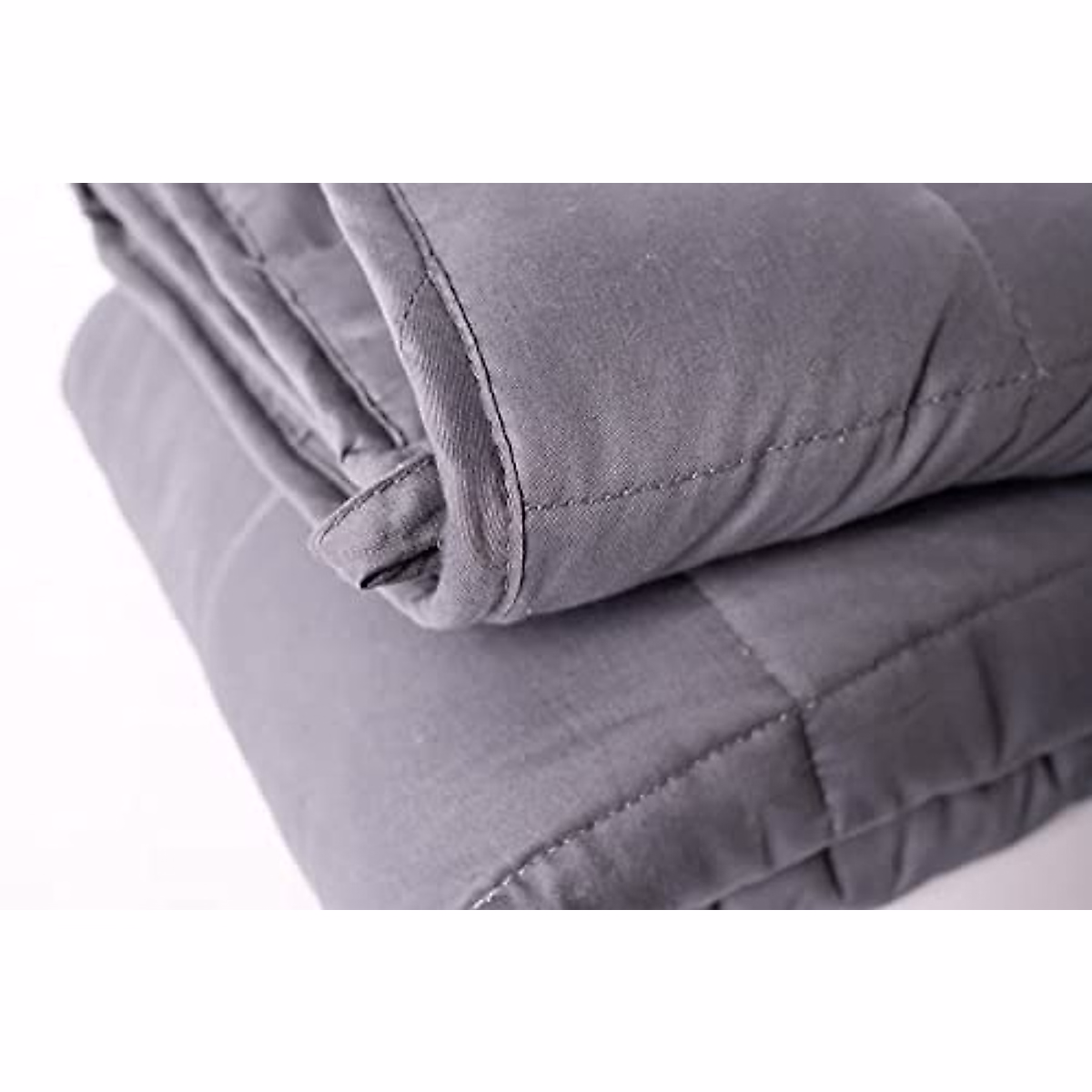 Sleepa Weighted Blanket 25 lbs - Extra Soft and Breathable Blanket Weighted with Premium Glass Beads - Relaxing Heavy Blanket for Adults (Grey)