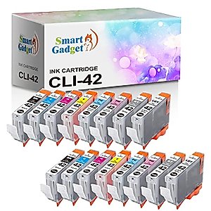 Smart Gadget Compatible Ink Cartridge CLI42 CLI-42 CLI 42 | Use with PIXMA Pro-100 Pro-100S Pro 100 Printers | [2x8 Color Pack]