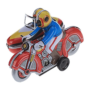 Almencla Clock Motorcycle W/Side Preschool