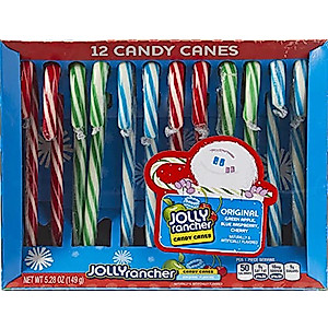 BBO Original Candy Canes - Treat your taste buds to a sampling of Candy Canes (Pack of 2); 9.53 Ounces (Skittles + Joly Rancher, Pack of 2)
