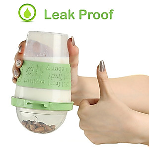 Areste Reusable Yogurt Parfait Cups with Lids and Spoons, BPA-Free Take and Go Containers for Cereal, Oatmeal, or Snacks, Colorful Set of 4, Large 20 oz – Perfect for Breakfast and Meal Prep