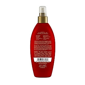 OGX Frizz-Free + Keratin Smoothing Oil Miracle Gloss Spray, 5 in 1, De-frizz & Shiny Hair, Argan Oil
