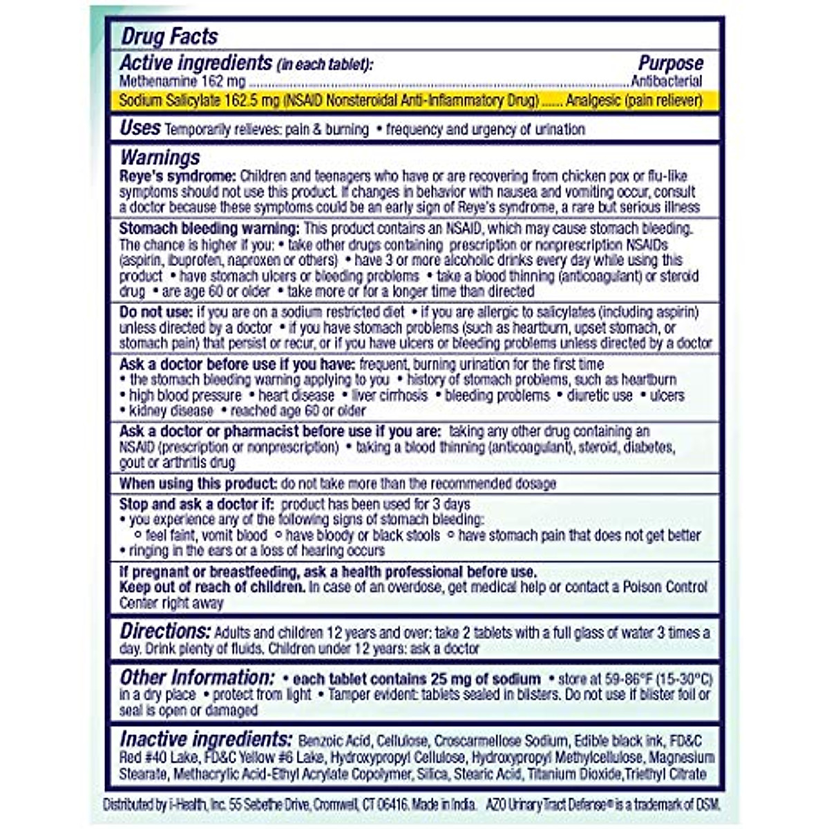 AZO Urinary Tract Defense Antibacterial Protection, Helps Control a UTI Until You Can See a Doctor, No. 1 Most Trusted Urinary Health Brand, 24 Count (Pack of 1)