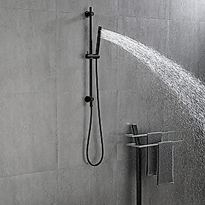 LETUZI Eco-Performance Handheld Shower with 28-Inch Slide Bar and 59-Inch Hose,Efficient and Water-saving, Suitable for Bathroom Kitchen