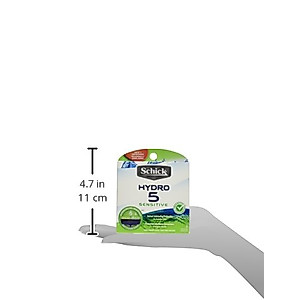 Schick Hydro 5 Sense Sensitive Skin Razor Refills for Men, 8 Count (Pack of 1)