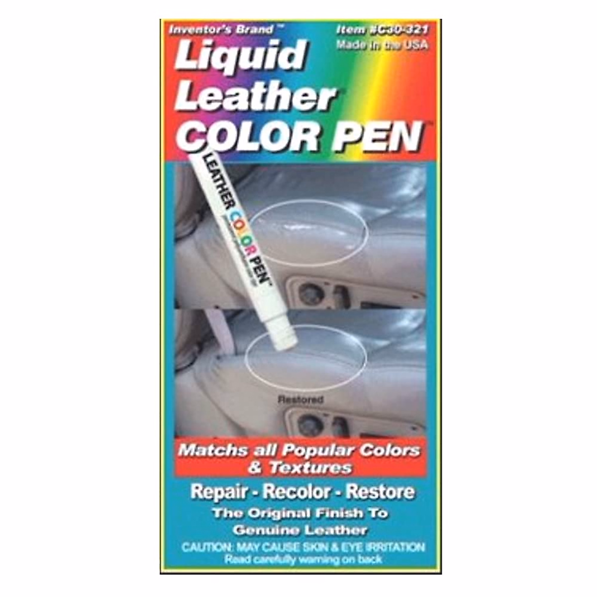 Liquid Leather Color Pen- Red Pen