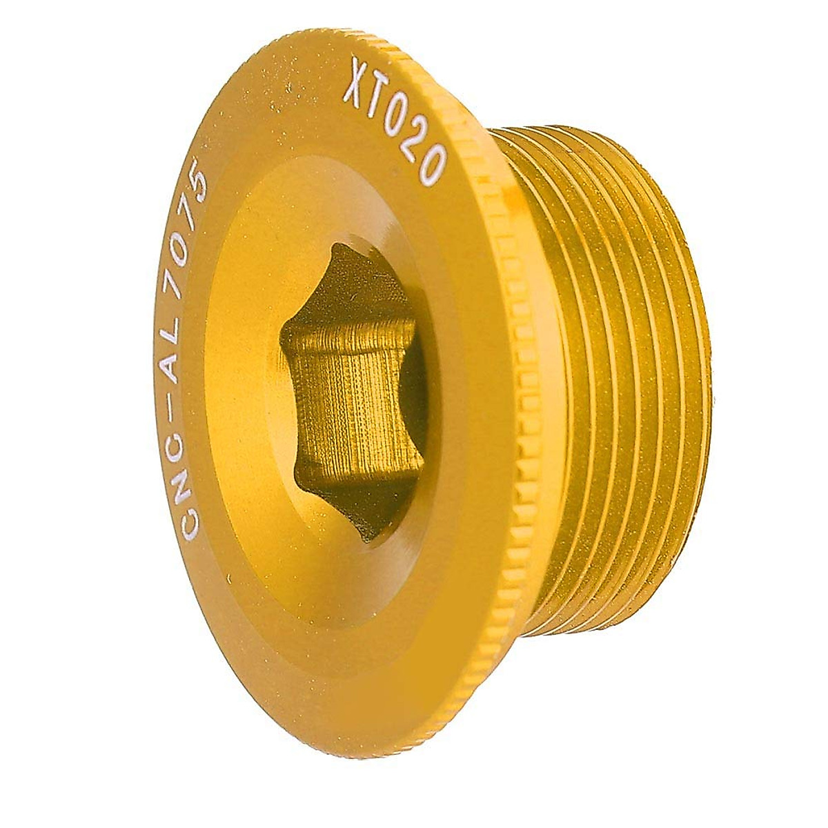 ZPSHYD Crank Arm Screws, Crank Arm Bolt for Mountain Road Bike Bracket Cap Crankset Screw BB Axis Screws (Gold)