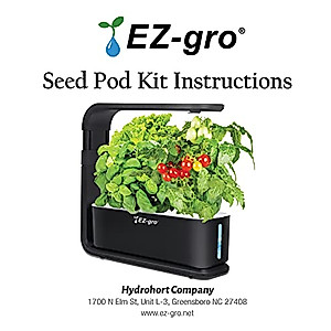 EZ-gro Gourmet Herb Seed Pod Kit (3 Pod) Compatible with Aerogarden Seed Pod Kit - Pre-Seeded Seed Pods