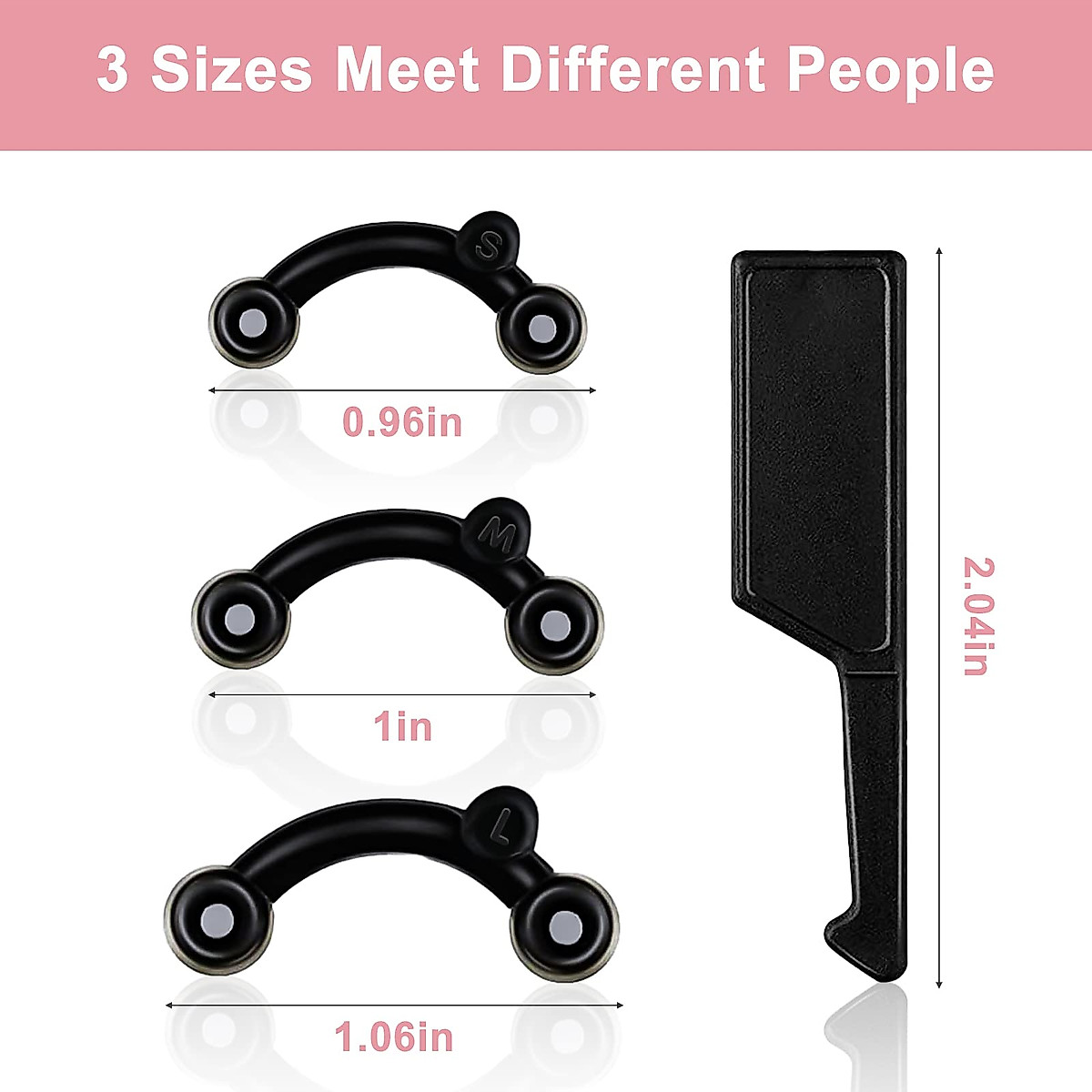 INHDBOX 1 Set Nose Up Lifting Nose Shaper Lifter Nose Slimmer Nose Corrector Nose Bridge Straightener Beauty Tool 3 Size Pain Free