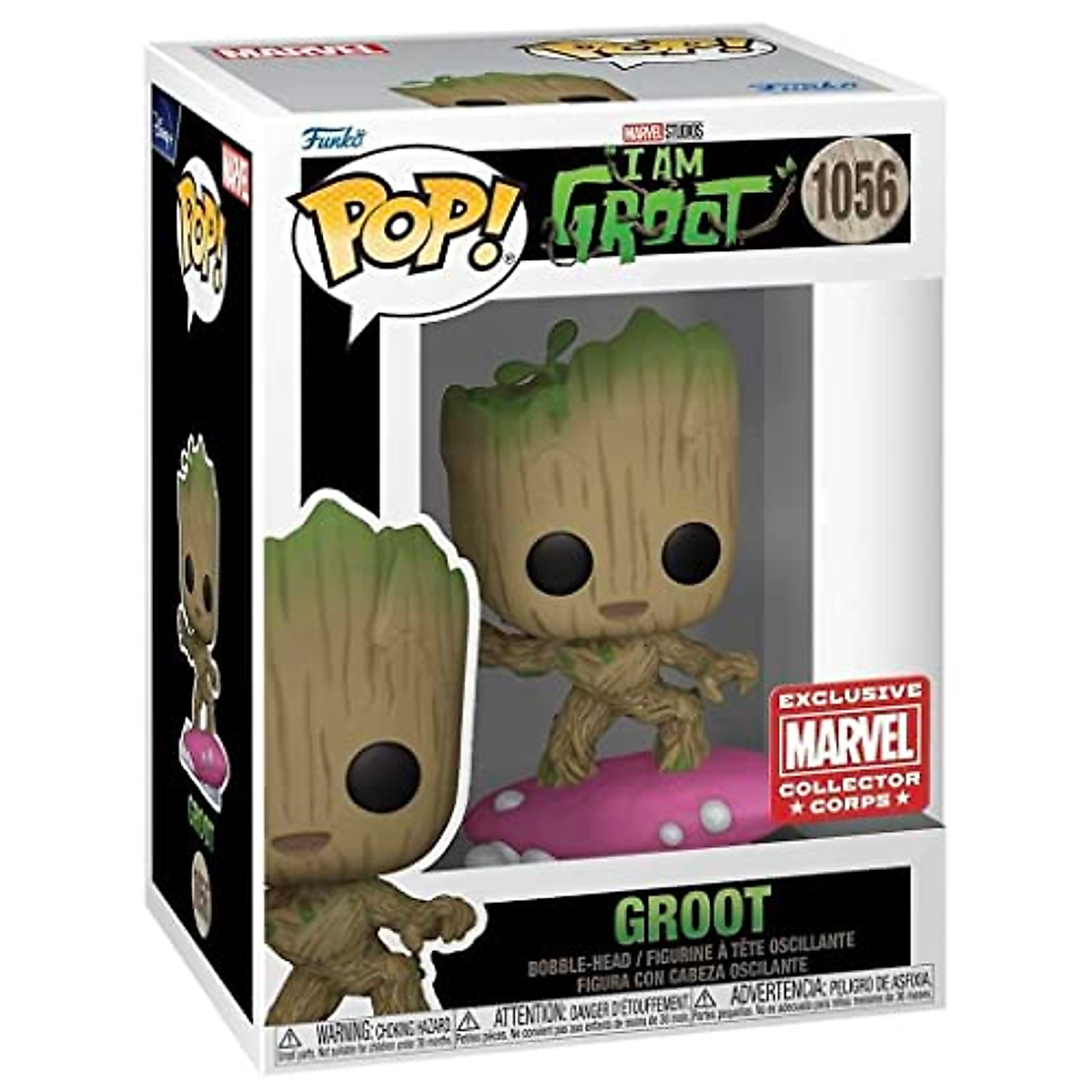 Funko Pop Groot #1056 Marvel Collector Corps Exclusive Disney+ I am Groot