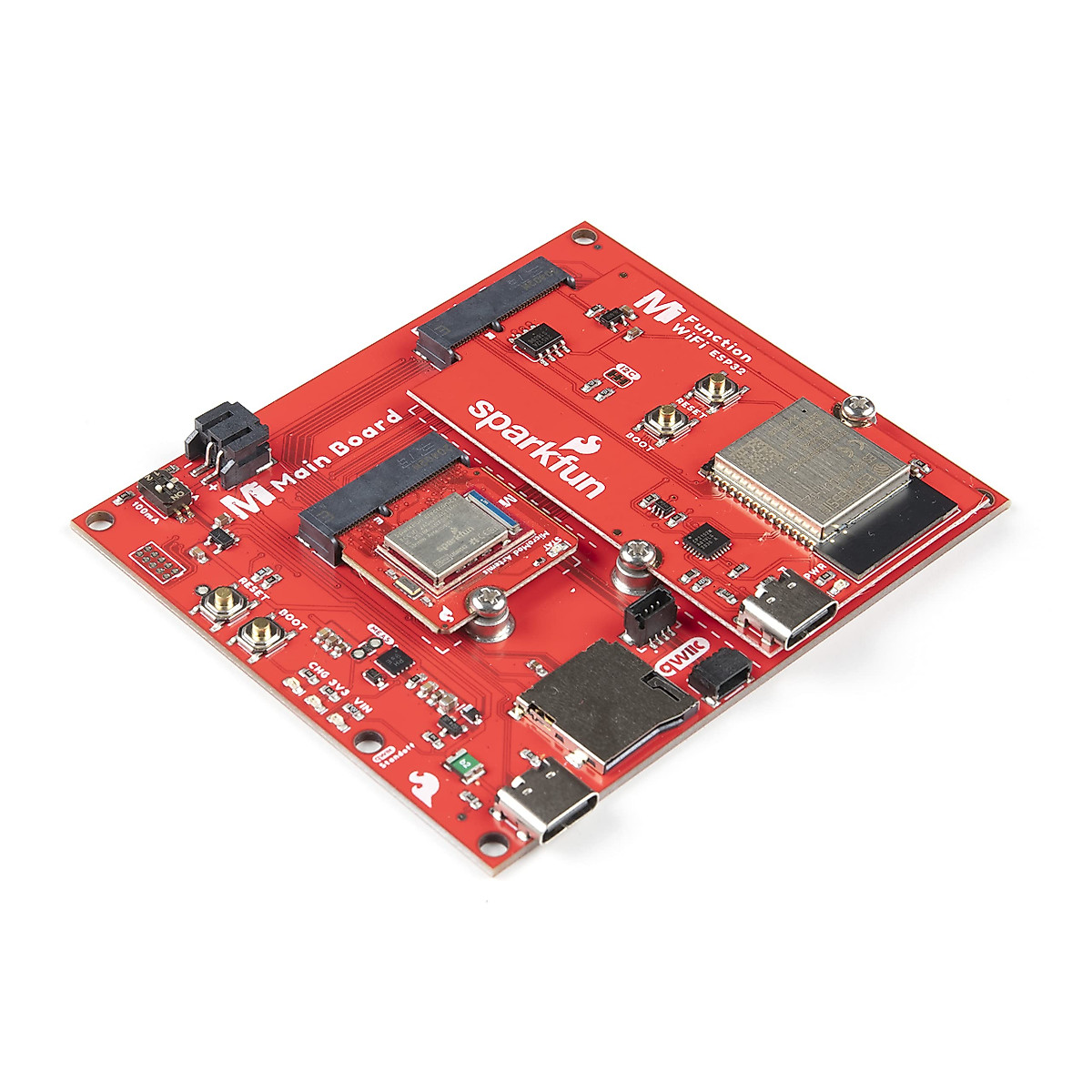 SparkFun MicroMod WiFi Function Board - ESP32 - Add Wireless Options to MicroMod Processor Boards - ESP32_WROOM Module w/at Command firmware Combine w/MicroMod Processor & Main Boards