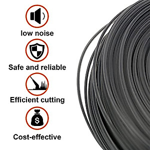 String Trimmer Line（0.080 inches x 403 foot）Premium Nylon Round Trimmer Spool Line For Worx，Grass Cutter Machine，Electric String Trimmers，Hus-qvarna, Ryobi, Echo, Weed Eater, Craftsman