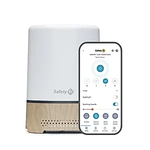 Safety 1st Smart Air Purifier, App Controlled with iOS & Android, White