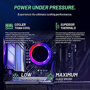 Skytech Blaze Gaming PC Desktop – AMD Ryzen 7 5700X 3.4 GHz, NVIDIA RTX 4070, 1TB NVME SSD, 16GB DDR4 RAM 3200, 750W Gold PSU, 240mm AIO, 11AC Wi-Fi, Windows 11 Home 64-bit