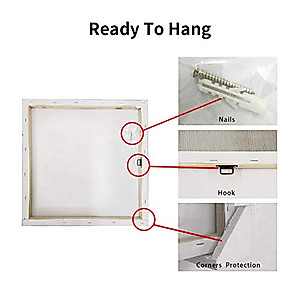 Coastal Serene Canvas Wall Art: Shells on Beach Sand Giclee Print Painting for Wall Decor for SPA Room (12''x12''x4pcs)