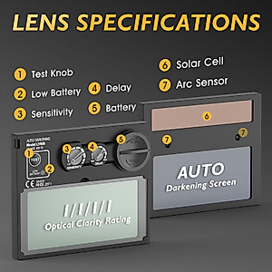 TOOLIOM Welding Helmet Auto Darkening Solar Powered with Adjustable Shade 4/9-13 for TIG MIG ARC Flaming Skull Design Welder Mask