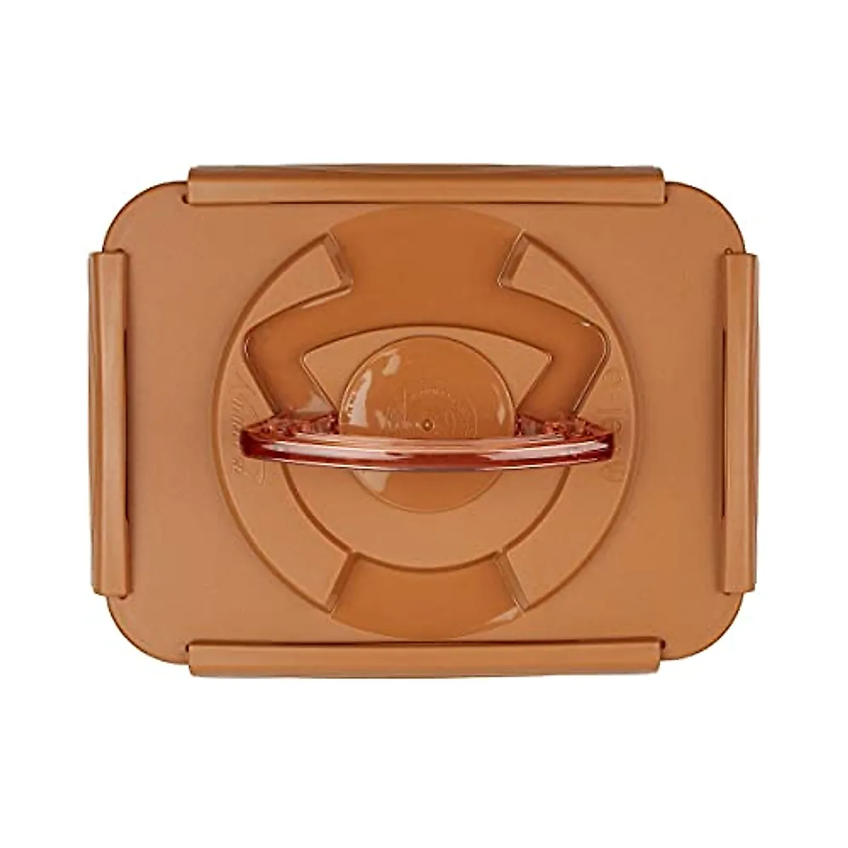 Crazy Korean Cooking Premium Kimchi, Sauerkraut Fermentation and Storage Container with Inner Vacuum Lid, Sandy Brown 1.3 Gal (5.2L) 2 PACK