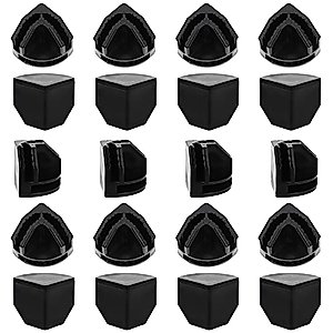 DOITOOL Closet Buckle Clip Black Cube Plastic Connectors Interlocking Connectors Wire Grid Cube Buckle Clips for Closet Modular Cabinet Storage Organizer 20pcs Cabinet Grid Buckle