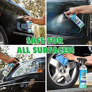 Rev Auto Hydro Wash - Waterless Car Wash Spray | Waterless Wash/Car Wash Cleaner | Car Exterior Cleaner | Exterior Car Cleaner | No Rinse Car Wash Car Cleaning Spray | Car Wash Waterless (16 Fl Oz)