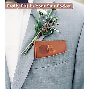 Wedding Vow Books, His and Hers Vow Books with Gold Foil Lettering, Hardcover Wedding Notebook 56 Lined Pages/28 Sheets, Perfect Wedding Essentials for Your Wedding Day,Bridal Gifts (Terracotta-Beige)