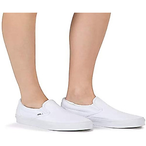 Vans Super No Show Socks - Women's and Girls (White/Pink Check, Womens Shoe Size 7-10)