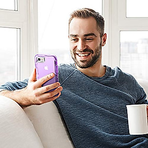 ORIbox Case Compatible with iPhone 7 Plus Case, Compatible with iPhone 8 Plus Case, Heavy Duty Shockproof Anti-Fall clear case