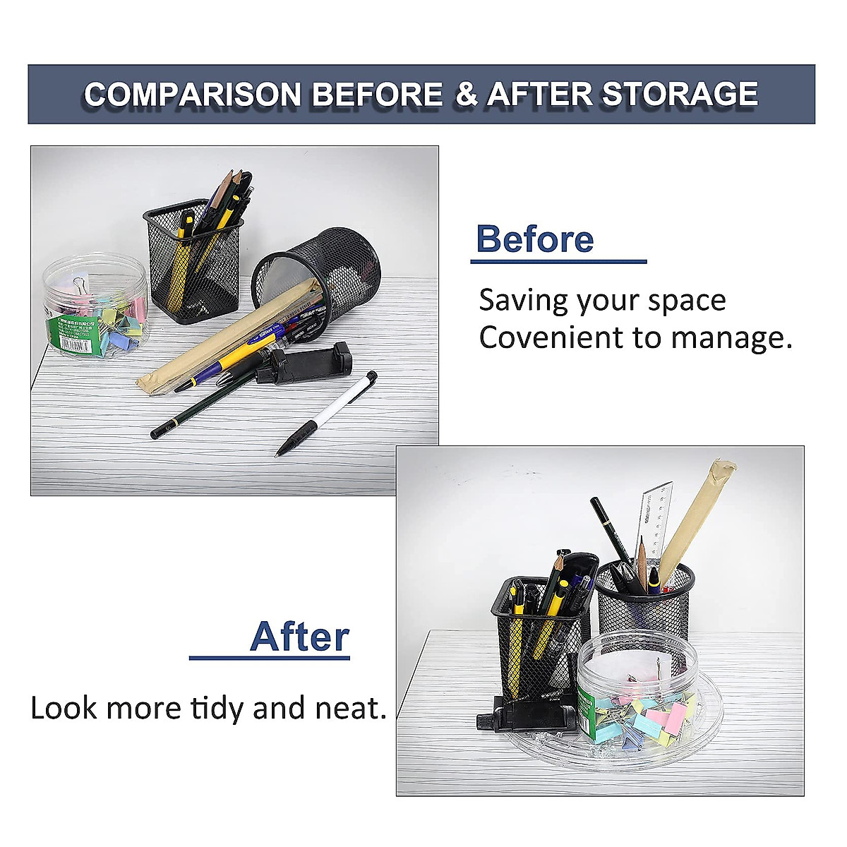 Zorveiio 6 Inch Acrylic Turntable Organizer, Clear 360 Degree Rotation Round Turntable for Kitchen Pantry Table Countertop Cabinet Decorating