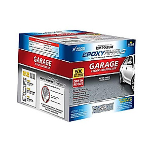 Rust-Oleum 251965 EPOXYSHIELD Garage Floor Coating, 1 Car Kit, Gray
