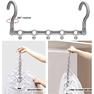 Closet Organizer,12 Pack Stronger Closet Organizers and Storage Clothes Hanger with 5 Holes Closet Storage for Heavy Clothes,College Dorm Room Essentials Magic Closet Organization Space Saving Hangers
