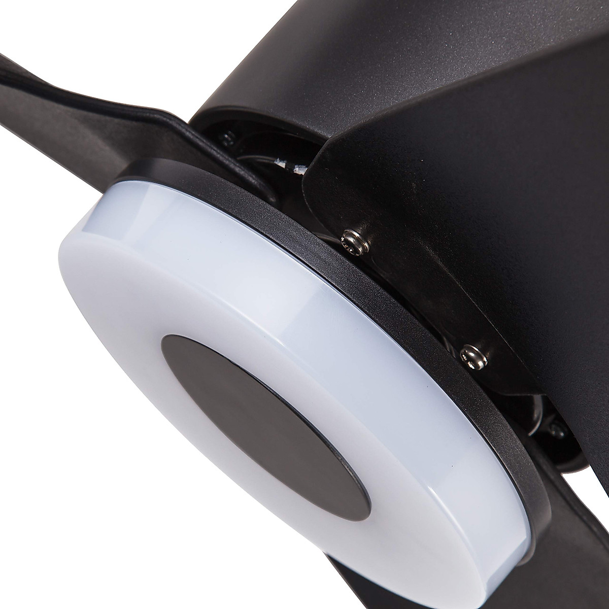 FINXIN Indoor Ceiling Fan Light Fixtures Black Remote LED 52 Ceiling Fans For Bedroom,Living Room,Dining Room Including Motor,3-Blades,Remote Switch