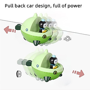 FRSHALOUIS Oct GUP Toys Pull-Back - 3Pcs GUP Rescue Vehicle Toy The Best Gift for Christmas Birthday