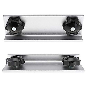 WoodWould Long Stop Kit with Knobs for 4 7 8 T Track System Woodworking Intersection Kit 2 Pack