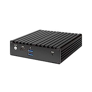 Jetway HBJC430U941-316B Celeron N3160 Fanless IoT Gateway Mini PC, 4 x GbE LAN (8GB Memory, No OS)