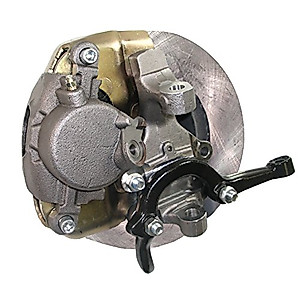 NEW SOUTHWEST SPEED FRONT DISC BRAKE & 2" DROP SPINDLE KIT WITH STEERING ARMS, ROTORS, CAST IRON CALIPERS, PADS, LINES, BEARINGS, ETC FOR 64-72 GM A-BODY'S, CHEVELLE CUTLASS F85 442 GTO LEMANS