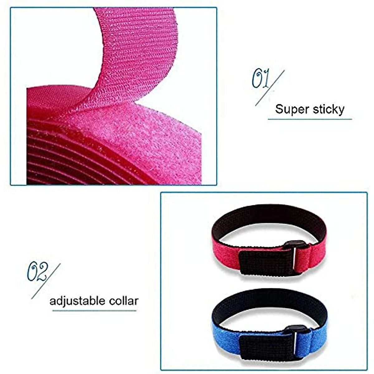 6 Pack No Crow Rooster Collar, Crow Collar Rooster Collar No Crow Noise Neck Belt for Roosters Cockerel Velcro Nylon Prevent Chickens from Screaming, Disturbing Neighbors1