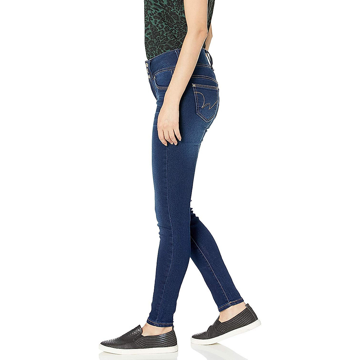 WallFlower Women's Size Juniors InstaSoft High-Rise Sassy Skinny Jeans (Standard, Riverton, 20 Plus