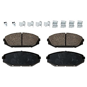 CHONGHAN Brake Rotor Brake Pad Kit Fits Front Solid 2 Wheel Set AWD (Cast Iron)