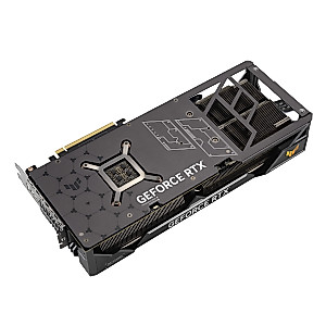 Asus ASUS TUF GeForce RTX 4090 OC Edition Gaming Graphics Card (PCIe 4.0, 24GB GDDR6X, HDMI 2.1a, DisplayPort 1.4a) TUF-RTX4090-O24G-GAMING (Renewed) Black