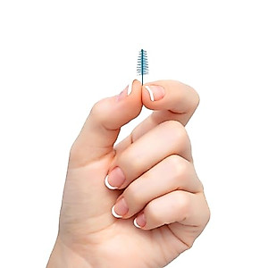 GUM Proxabrush Go-Betweens Refills - Wide - Compatible with GUM Permanent Handle - Reusable Interdental Brushes - Soft Bristled Dental Picks, 16ct