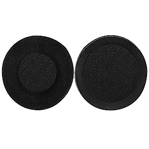 Geekria Comfort Velour Replacement Ear Pads for AKG K240, K240S, K240 Studio, K240 MKII, K241 Headphones Ear Cushions, Headset Earpads, Ear Cups Repair Parts (Black)