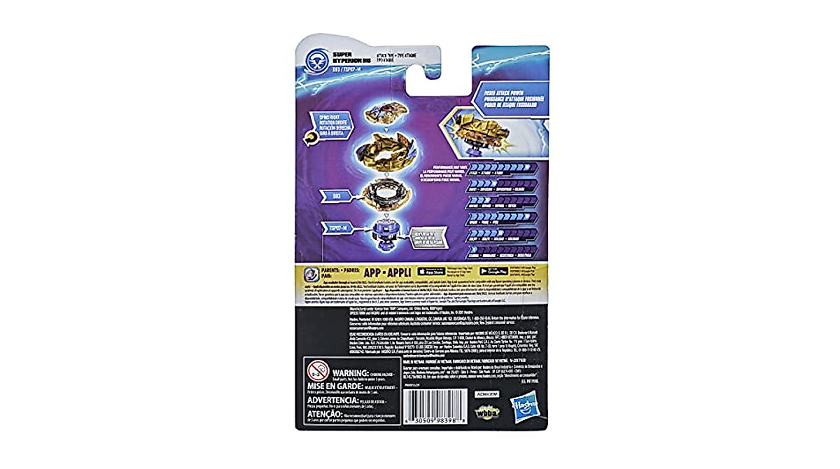 Beyblade Burst Speedstorm Super Hyperion H6 Starter Pack