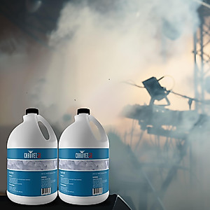 CHAUVET DJ Fog Smoke Juice Fluid 1 Gallon Bottles for Fog Machines, Compatible with Chauvet and Other Leading Brands for Enhanced Atmosphere, 2 Pack