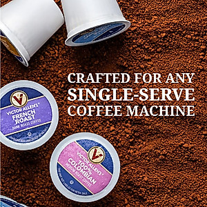 Victor Allen's Coffee Variety Pack, Light-Dark Roasts, 42 Count, Single Serve Coffee Pods for Keurig K-Cup Brewers
