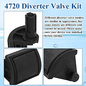 4720 Diverter Valve Kit Replacement for Most Jandy NeverLube 2 & 3 Port Valves and Jandy Gray 2 & 3 Port Valves for Pool and Spa - 2 PCS