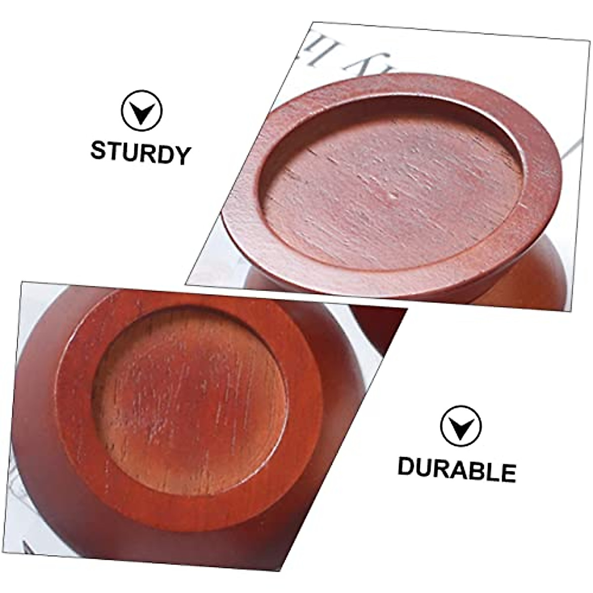 Floor Bed Frame 3pcs Furniture Booster Furniture Leg Pad Table Risers Solid Wood Bed Frame Furniture Lift Floor Sofa Furniture Lift Riser Furniture Foot Pads Bed Risers