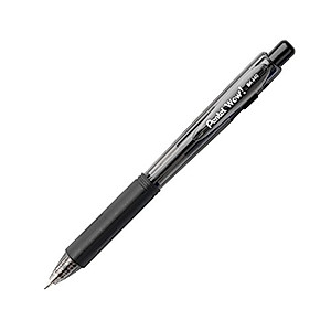Pentel WOW! Retractable Ballpoint Pens, Medium Line, Black Ink, 18-Pack (BK440BP18A)