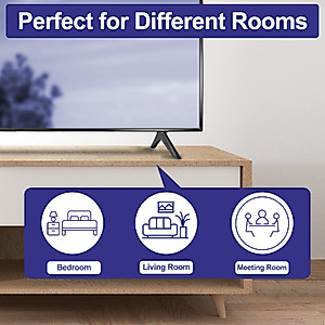 TV Base Stand for Hisense TV Legs, TV Stand Legs for Hisense 32" 43" 50" 55" 58" 65" TV, for 32H4030F3 32H4G 43R6E3 43R6E1 50R6E3 50R6E4 50R6090G 55R6E1 55R6E 55R6070G 58R6E3 65H6570F, with Screws