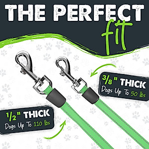 Mighty Paw Retractable Leash with Built-in Poop Bag Holder | 16' Long Retractable Dog Leash for Small Dogs, Medium Breeds & Large Pets with Tape for Quick Control. Poop Bags Included