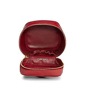 CHANEL, Pre-Loved Red Caviar Timeless Vanity, Red